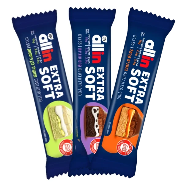 חטיפי חלבון ALLIN EXTRA SOFT – helbon.co.il